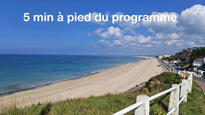 Appartement à vendre - Donville-les-Bains - 2 pièces - 1 chambre