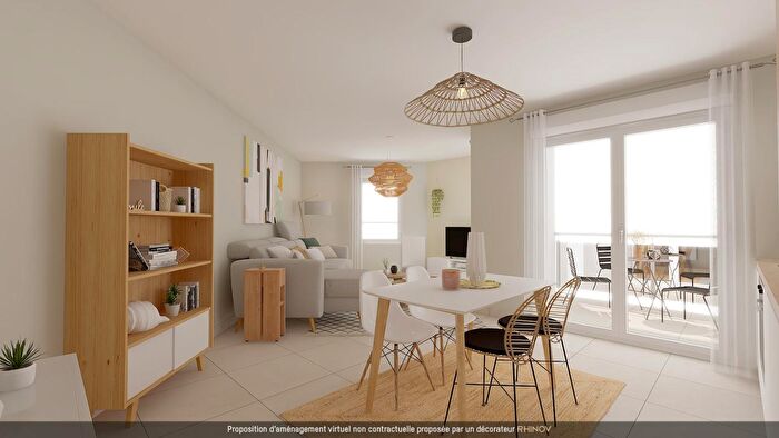 Appartement à louer - Villeurbanne, Poudrette, Les Brosses - 3 pièces - 2 chambres