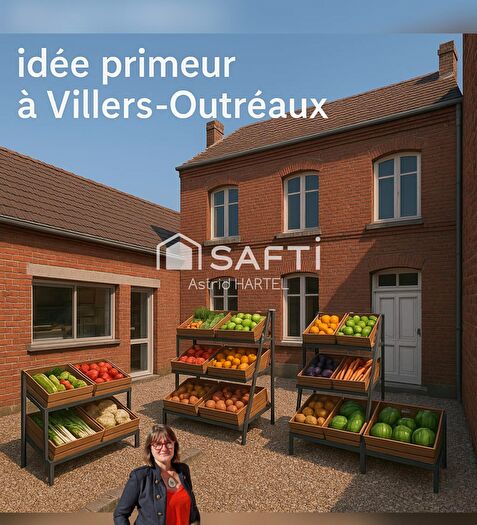 Maison à vendre - Villers-Outréaux - 6 pièces - 2 chambres