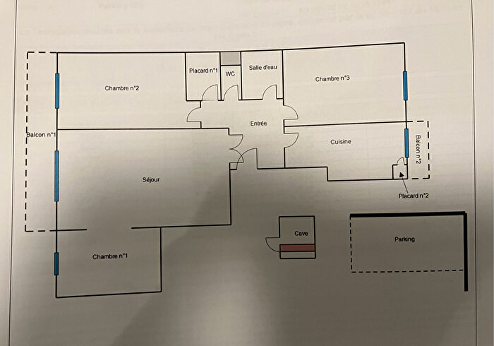 Appartement à vendre - Nice, Ariane - 4 pièces - 2 chambres