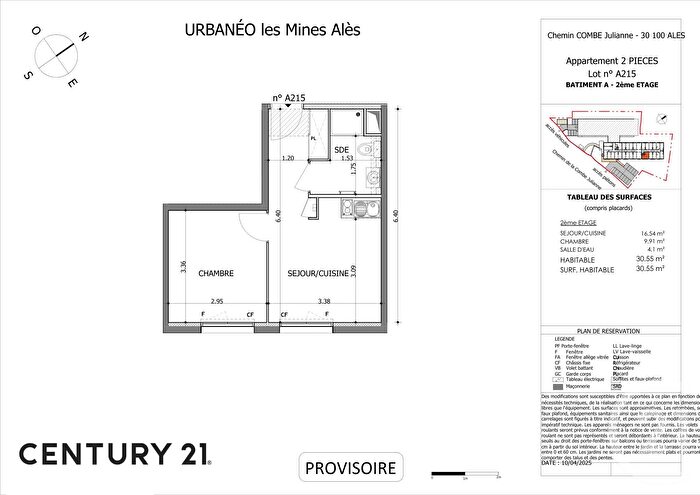 Appartement à vendre - Alès, Silhol, Pierre Plantée, Conilhères - 2 pièces - 1 chambre