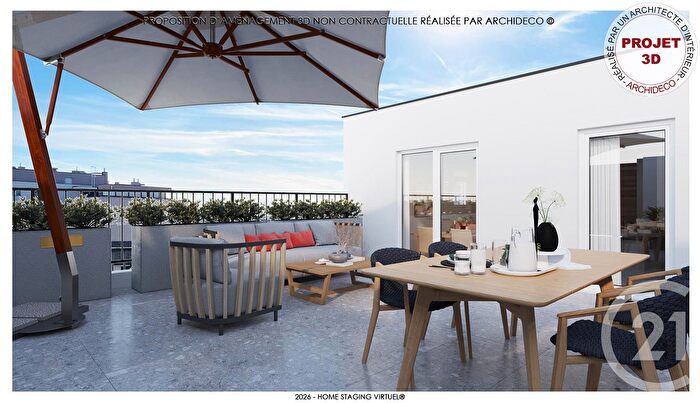 Appartement à vendre - Villeurbanne, Grand Clément - 4 pièces - 3 chambres