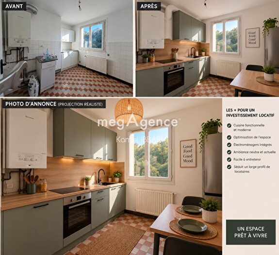 Appartement 3 pièces à vendre à Saint-Étienne, Beaulieu, Montchovet, La Marandinière, La Palle
