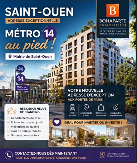 Saint-Ouen, Victor Hugo, Les Docks : Maison 1 pièce à vendre