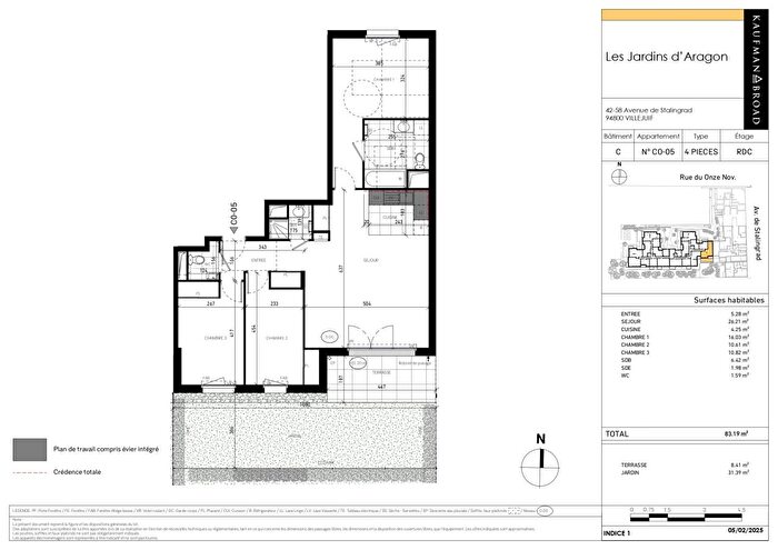 Appartement 4 pièces à louer - Villejuif, Epi d'Or, Lozaits, Lilas