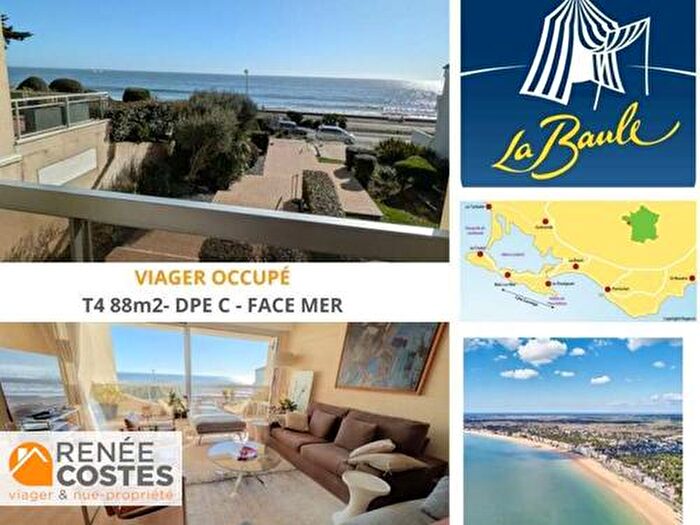 Appartement à vendre - La Baule-Escoublac - 4 pièces - 2 chambres