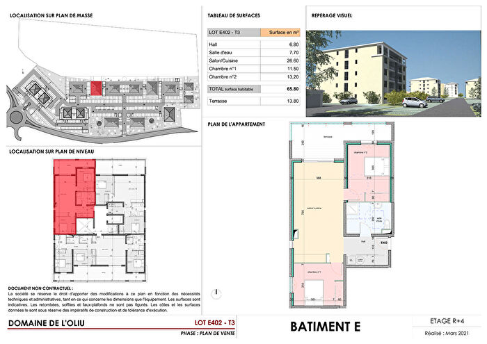 Appartement à vendre - Lucciana - 3 pièces - 2 chambres