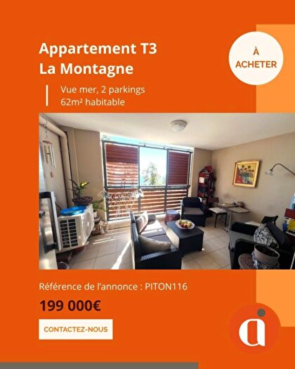 Appartement 3 pièces à Saint-Denis, à vendre