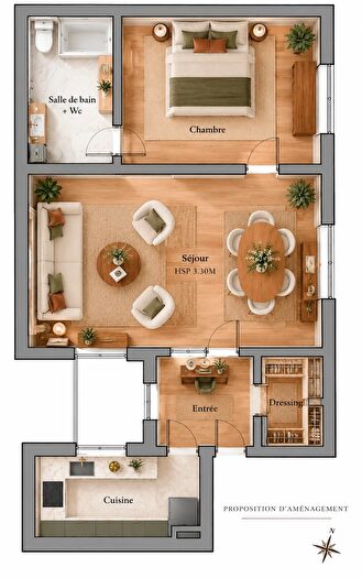 Appartement 2 pièces à Paris 16ème, Chaillot, à vendre
