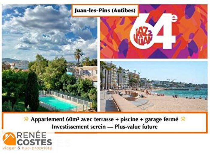 Appartement à vendre - Antibes - 2 pièces - 1 chambre
