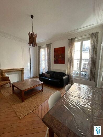 Appartement à louer - Vieux Marché-Cathédrale, Rouen - 3 pièces - 1 chambre