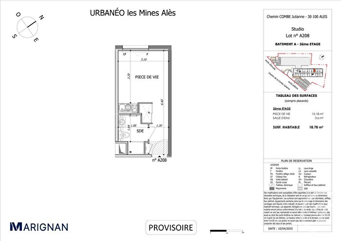 Appartement à vendre - Alès, Silhol, Pierre Plantée, Conilhères - 1 pièce