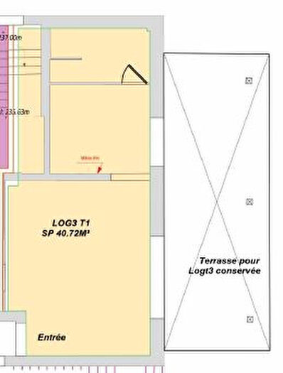 Appartement à vendre - Bourg-en-Bresse - 1 pièce - 1 chambre