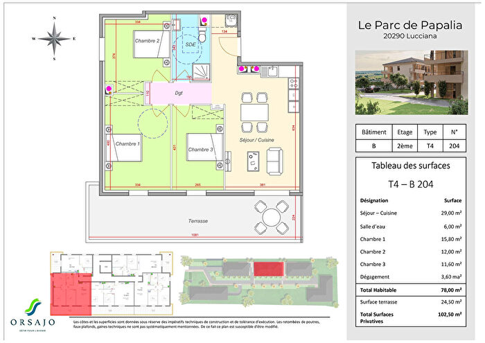 Appartement 4 pièces à vendre - Lucciana