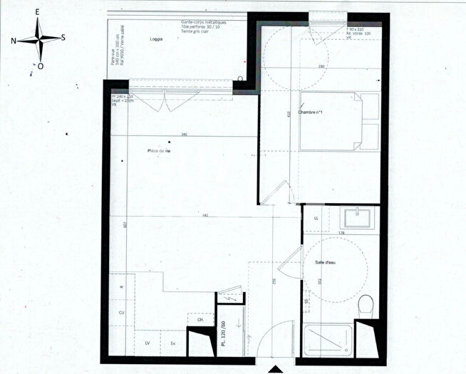 Appartement à vendre - Provins, ZUP - 2 pièces - 1 chambre