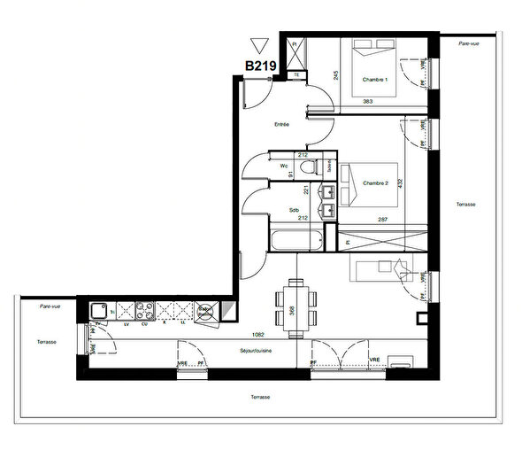Appartement 3 pièces à vendre - Tournefeuille, Ecarts
