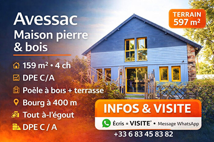 Maison à vendre - Avessac - 5 pièces - 4 chambres