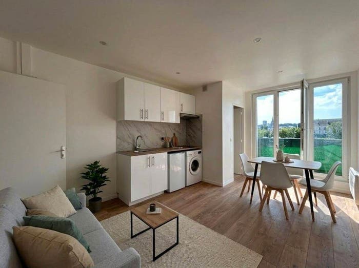 Gournay-Jaurès-Gare, Creil : Appartement 2 pièces à louer