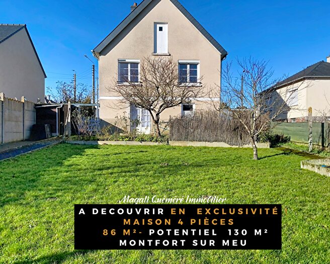Montfort-sur-Meu : Maison 4 pièces à vendre