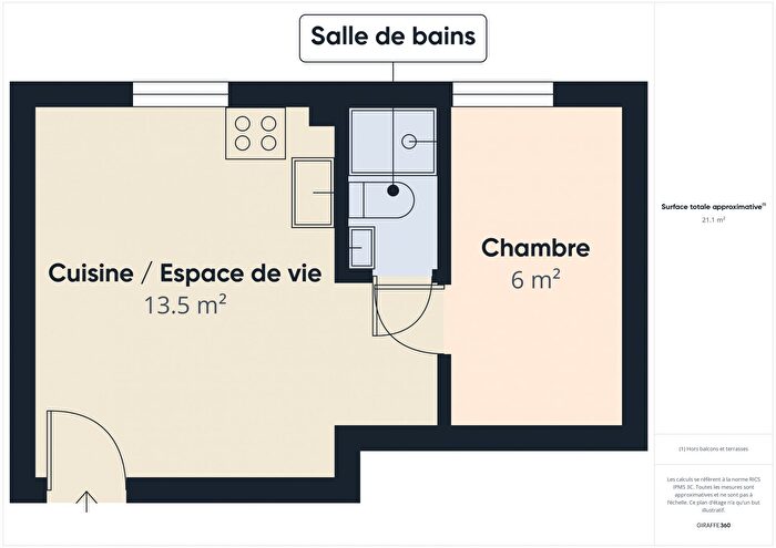 Appartement à vendre - Boulogne-Billancourt, Renault, Billancourt - 2 pièces - 1 chambre