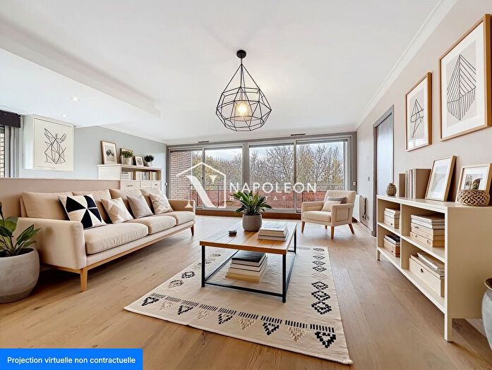 Appartement à vendre - Ronchin, Petit Ronchin, Le Bas Hellu - 4 pièces - 3 chambres