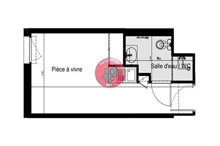 Saint-Apollinaire : Appartement 1 pièce à vendre