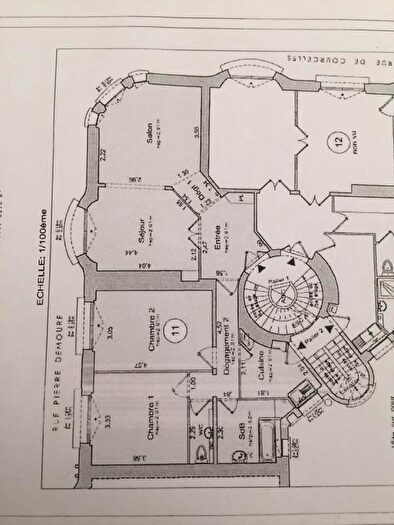 Appartement à louer - Paris e , Courcelles, Wagram - 4 pièces - 2 chambres