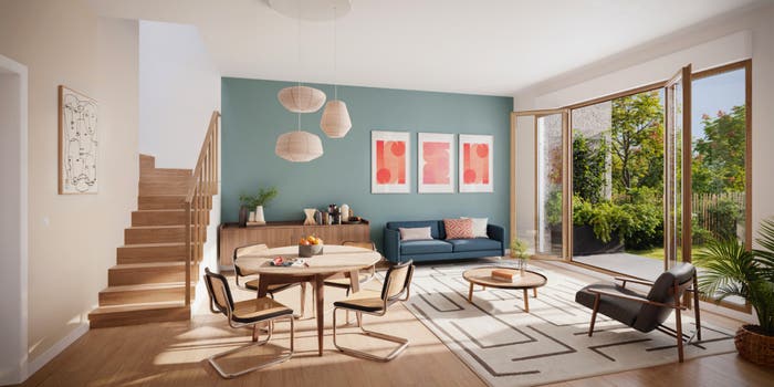 Saint-Denis, La Plaine Saint-Denis : Maison 3 pièces à vendre