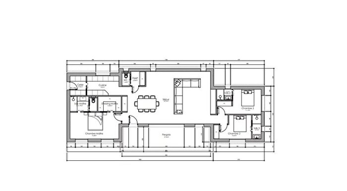 Maison à louer - Tourrettes-sur-Loup - 4 pièces - 3 chambres