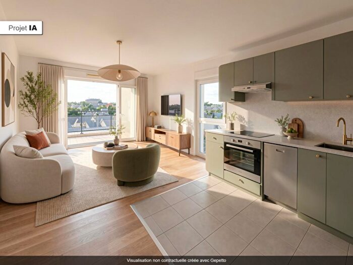 Appartement 3 pièces à Angers, Les Hauts de Saint-Aubin, à vendre