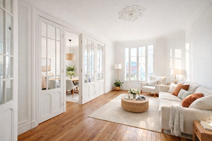 Appartement à vendre - Asnières-sur-Seine, Centre-ville - 7 pièces - 4 chambres