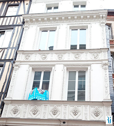 Appartement à louer - Rouen, Vieux Marché, Cathédrale - 3 pièces - 2 chambres