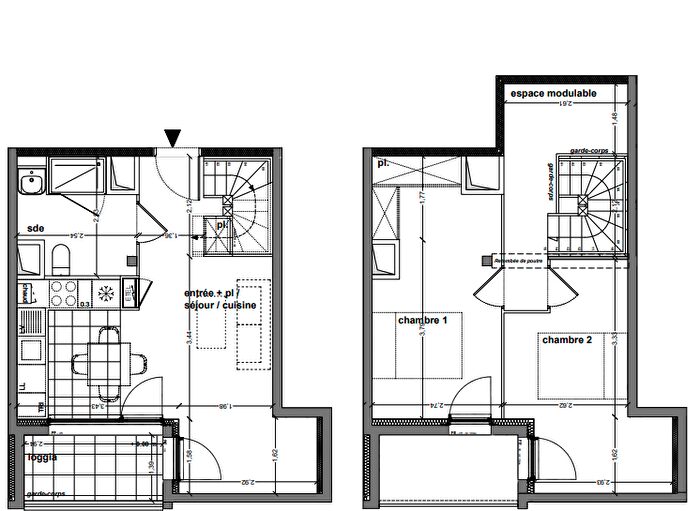 Appartement 3 pièces à vendre à Mérignac, Les Eyquems