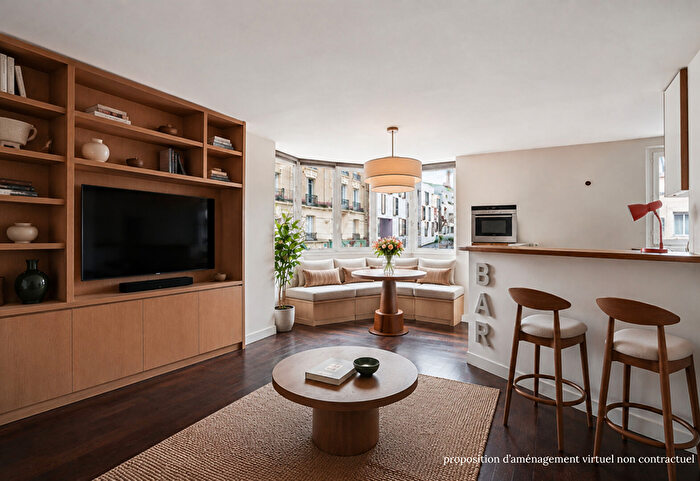 Paris 20ème, Gambetta : Appartement 3 pièces à vendre