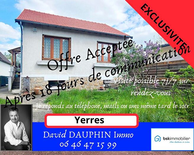 Maison à vendre - Yerres, Taillis, Garenne - 3 pièces - 2 chambres