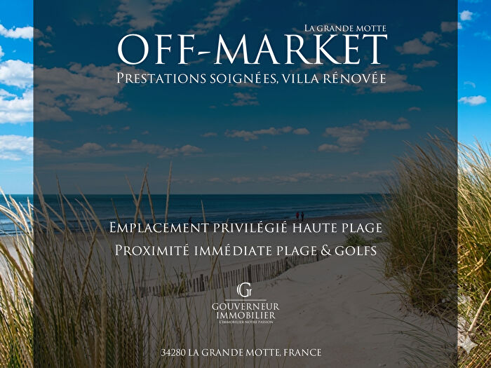 Maison à vendre - La Grande-Motte, Haute Plage - 4 pièces - 3 chambres