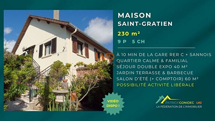 Maison à vendre - Saint-Gratien - 9 pièces - 5 chambres