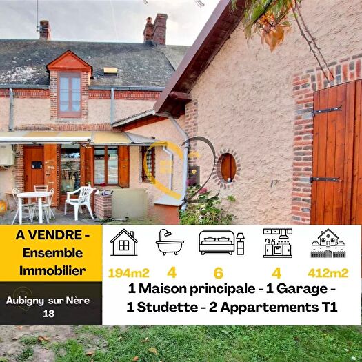 Maison à vendre - Aubigny-sur-Nère - 6 chambres