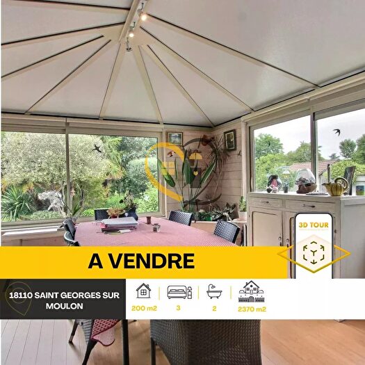 Saint-Georges-sur-Moulon : Maison 7 pièces à vendre