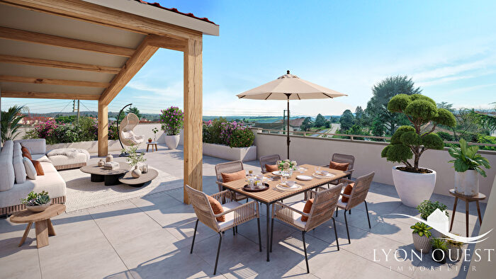 Appartement à vendre - Craponne - 4 pièces - 3 chambres