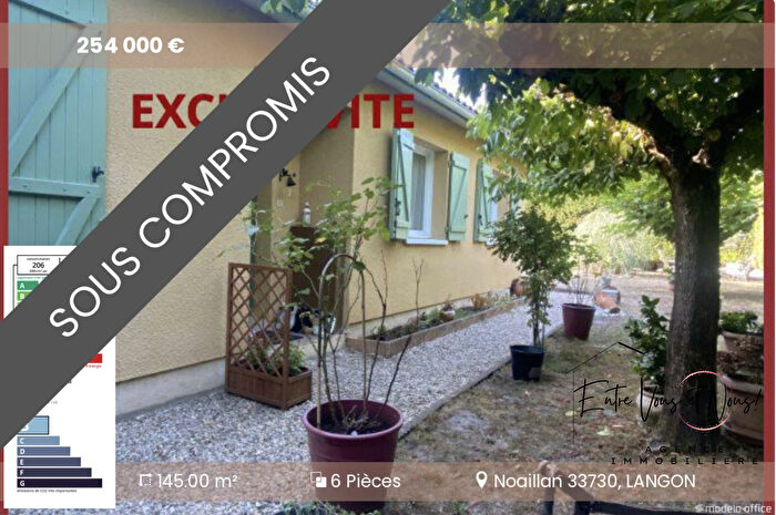 Maison à vendre - Noaillan - 6 pièces - 4 chambres