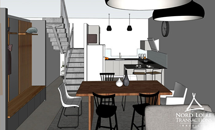 Maison à vendre - Le Temple-de-Bretagne - 5 pièces - 4 chambres