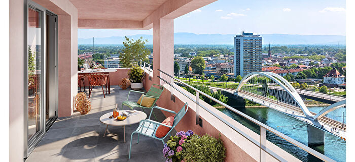 Appartement à vendre - Strasbourg, Musau, Port du Rhin - 2 pièces - 1 chambre