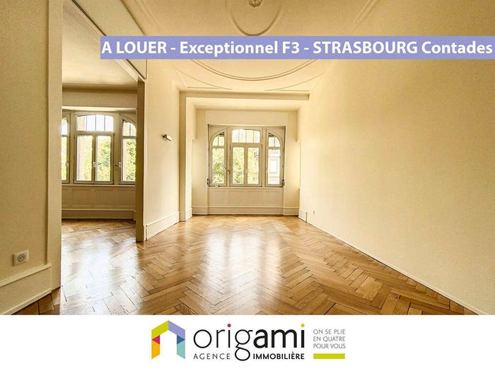 Contades Centre, Strasbourg : Appartement 3 pièces à louer