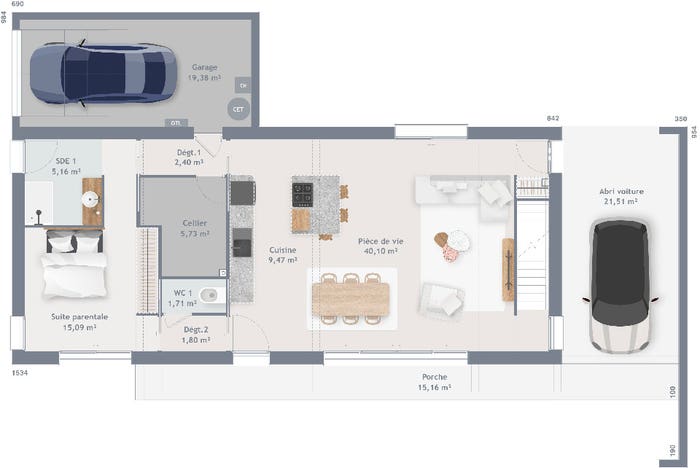 Maisons à vendre et appartements à louer - 2