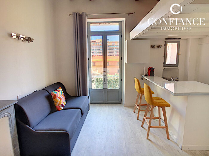 Appartement à louer - Nice, Carabacel - 1 pièce - 1 chambre