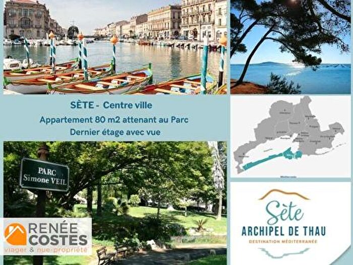 Appartement à vendre - Sète, Centre-ville - 2 pièces - 1 chambre