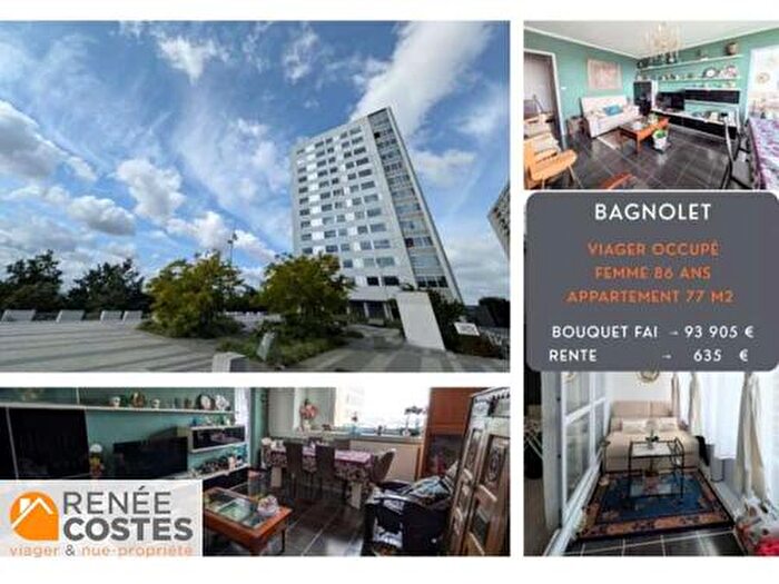 Bagnolet, La Noue - Appartement 3 pièces à vendre