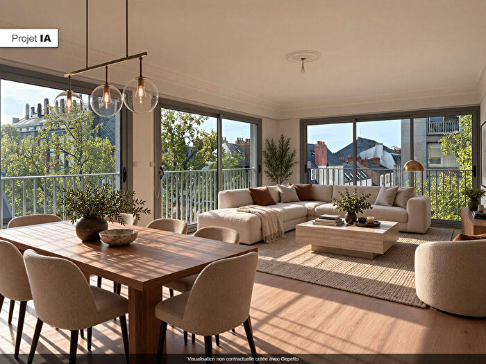 Nantes, Centre-ville : Appartement 4 pièces à louer