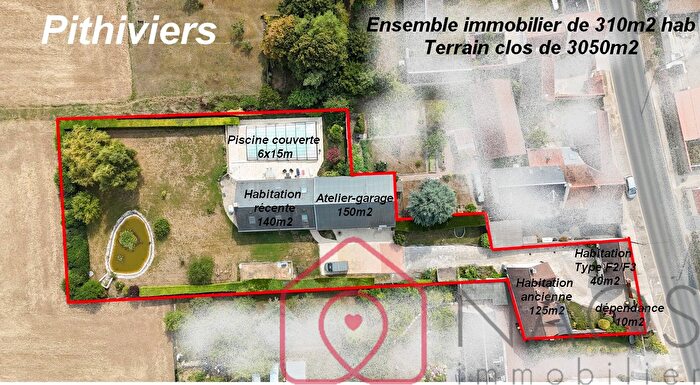 Maison à vendre - Pithiviers - 10 pièces - 6 chambres